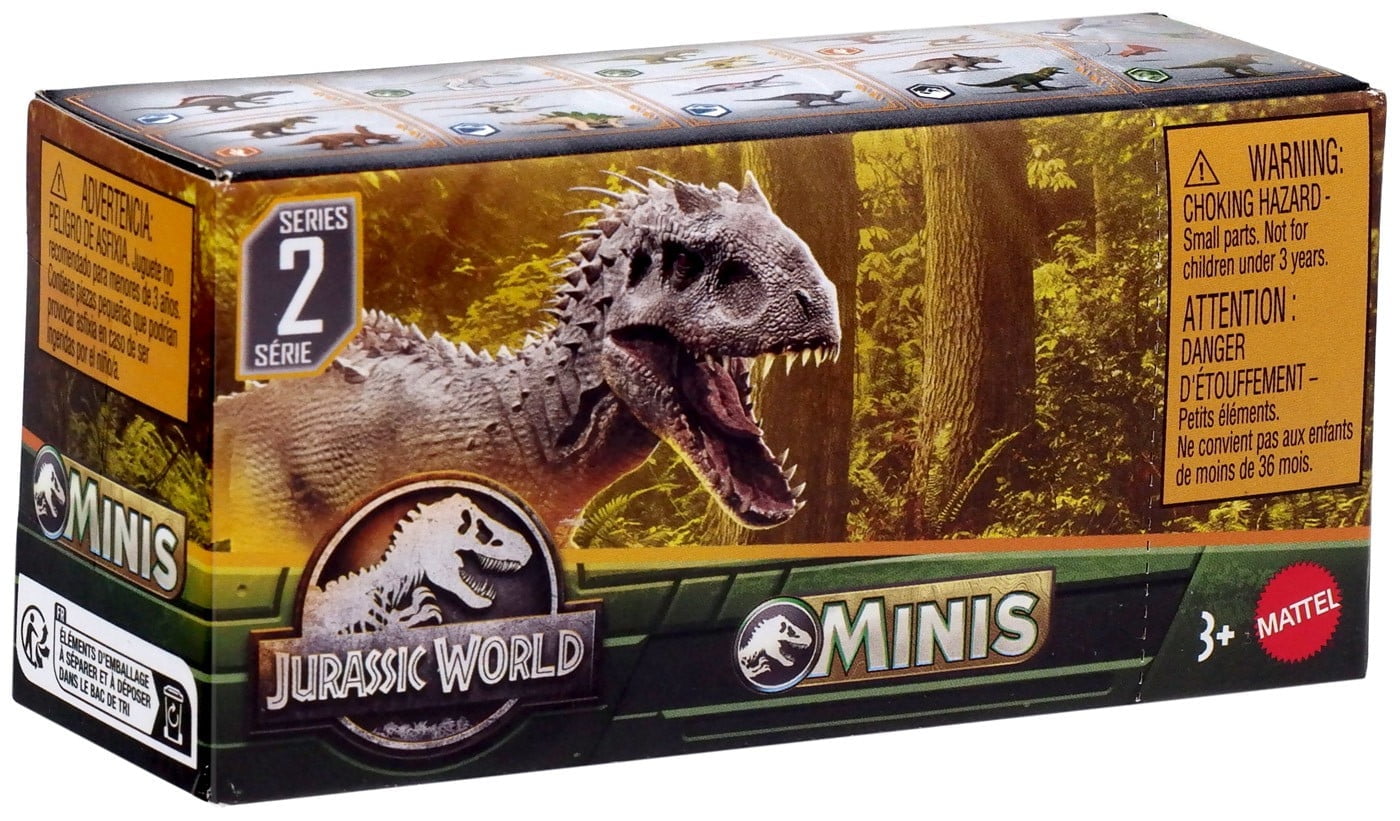 Mattel Jurassic World MINIS Series 2 Mystery Pack, 1 Extra-Large or 2 ...