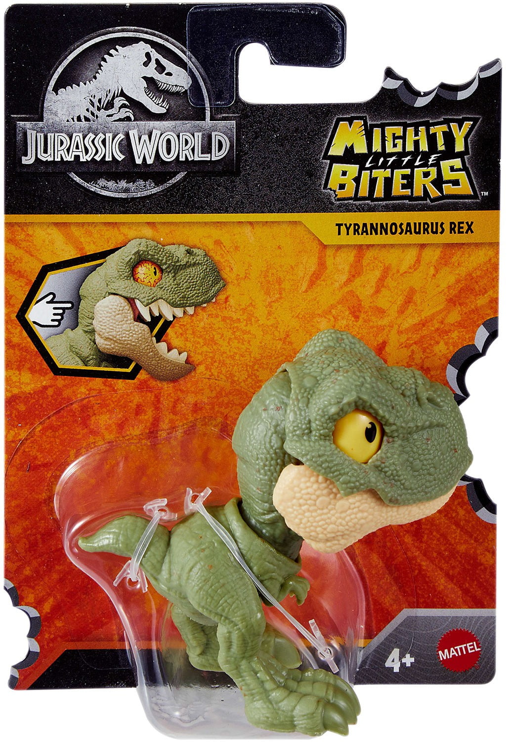 Jurassic World Mighty Little Biters Tyrannosaurus Rex Mini Figure ...