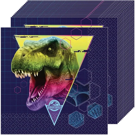 Jurassic World Park Dinosaur Movie Kids Birthday Party Paper Luncheon ...