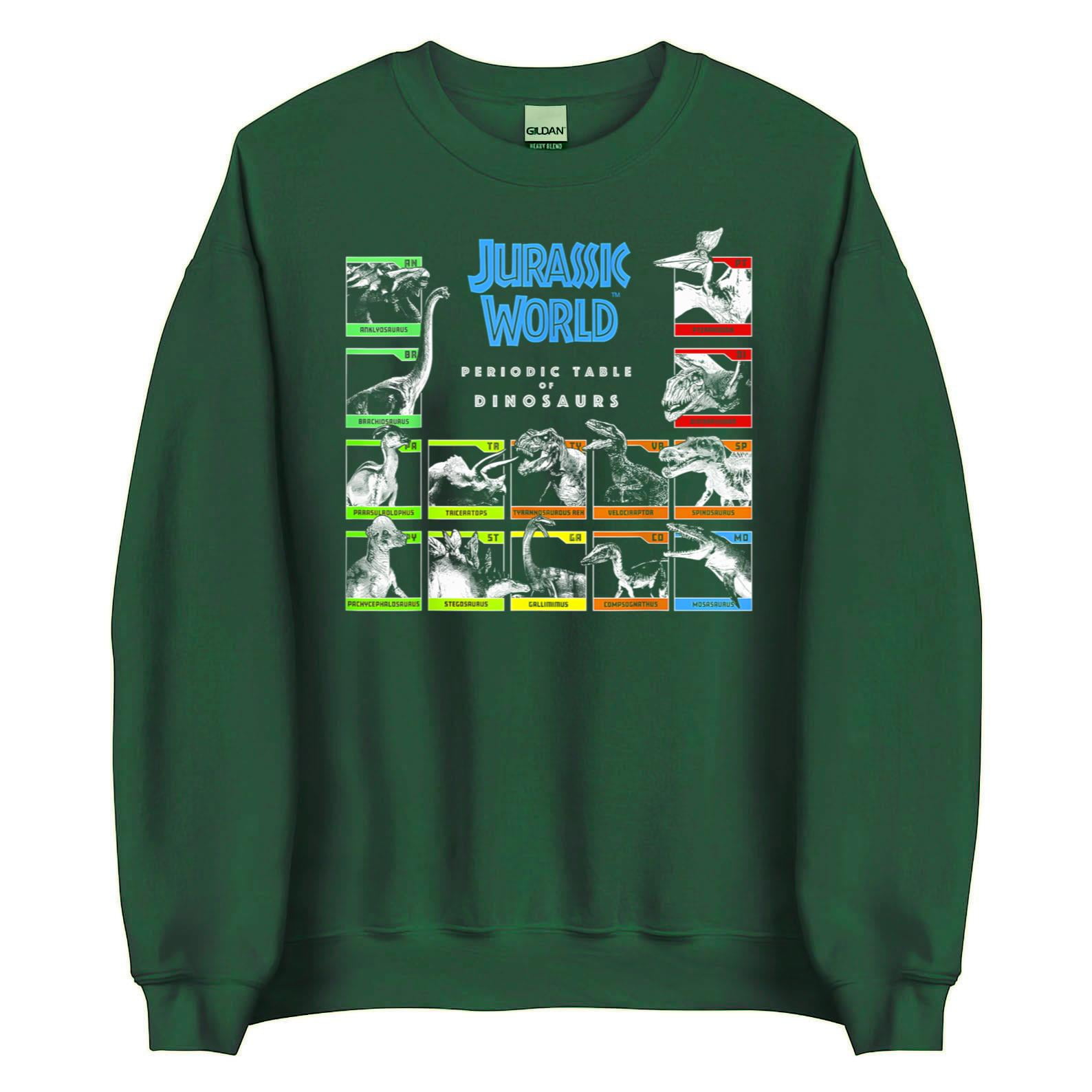 Jurassic World Periodic Table of Dinosaurs Graphic T-Shirt-TH41910 ...