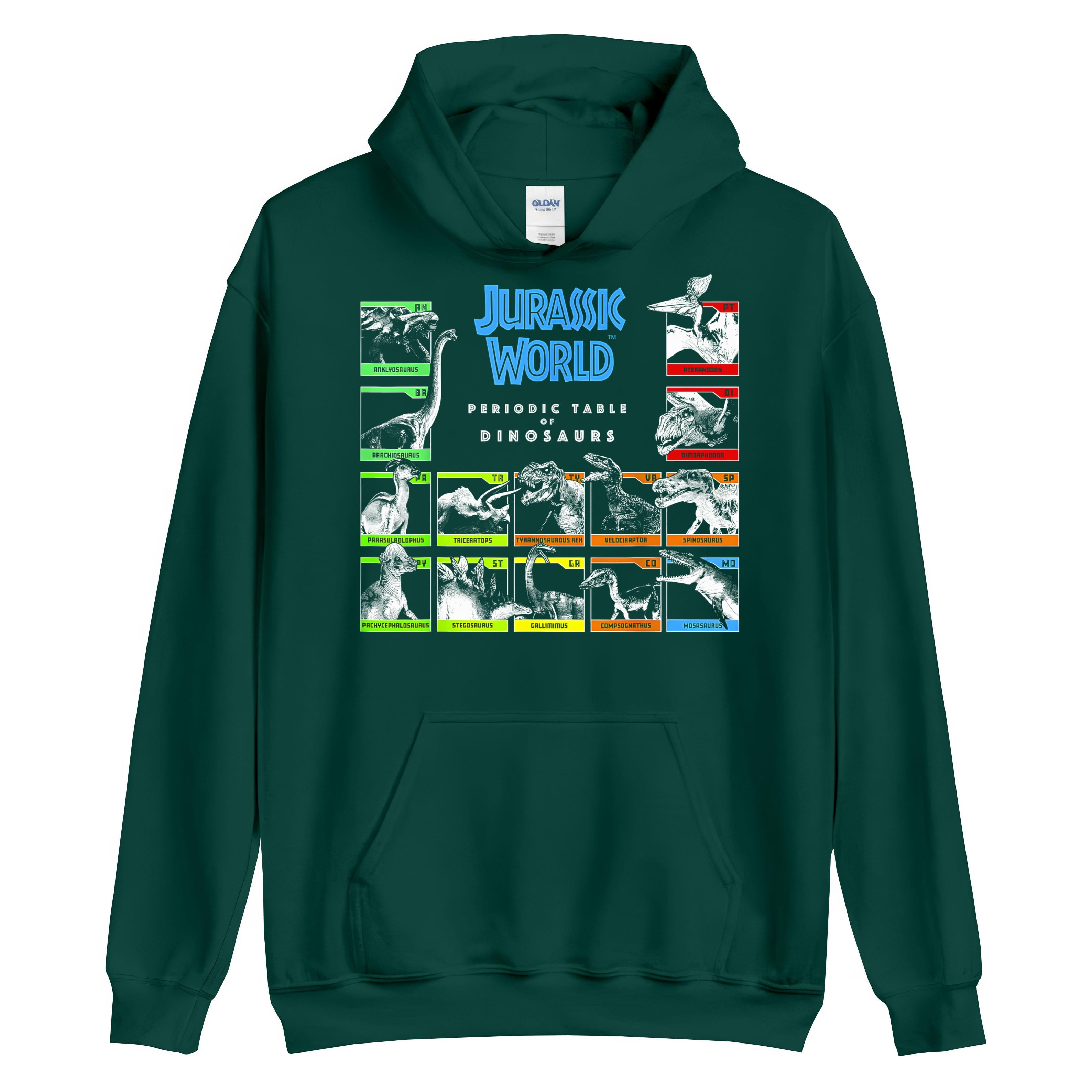 Jurassic World Periodic Table of Dinosaurs Graphic T-Shirt-TH41910 ...