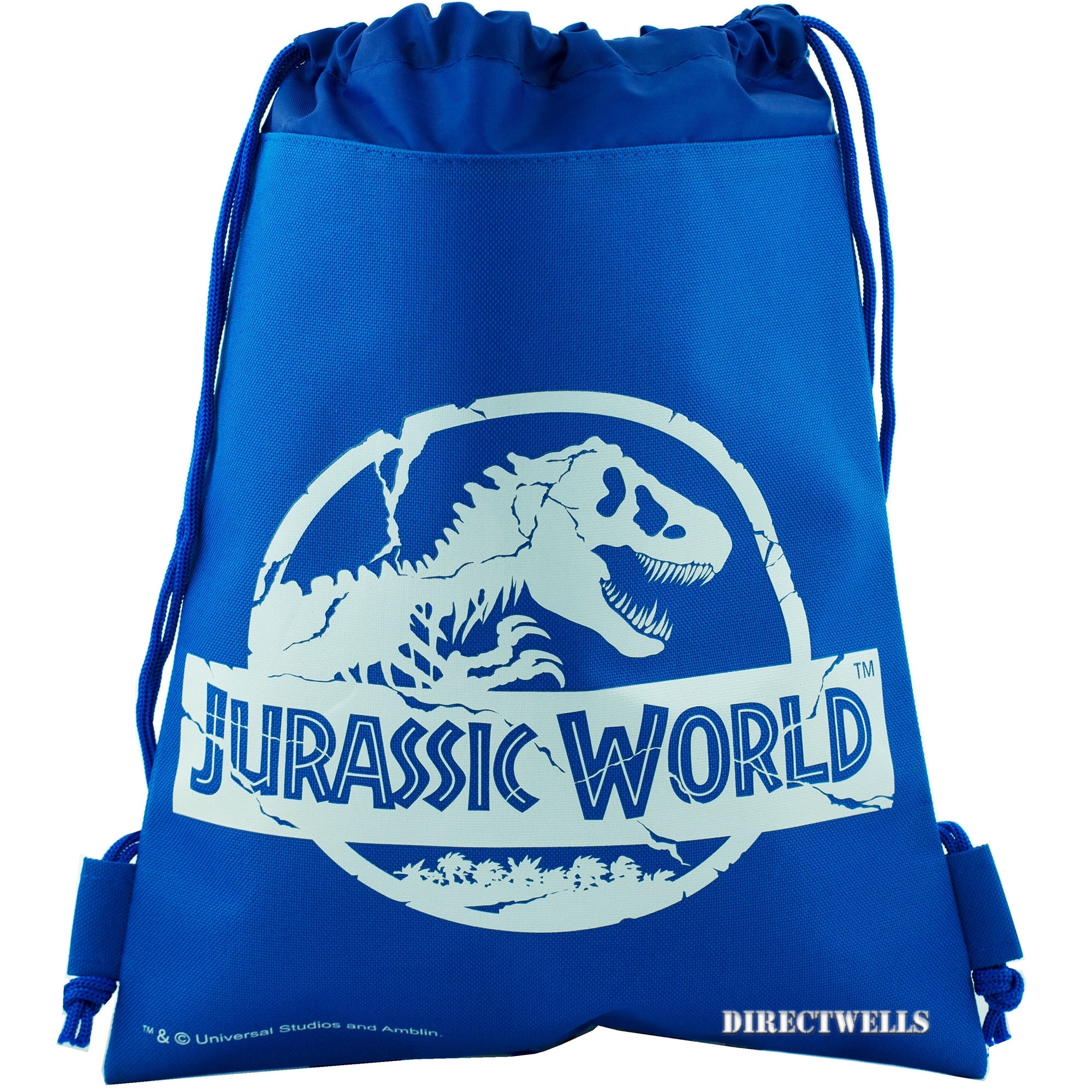 Jurassic World Raptor Blue Drawstring Bag - Walmart.com