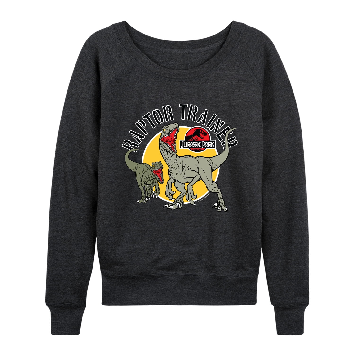 Jurassic World - Raptor Trainer - Women's French Terry Long Sleeve ...