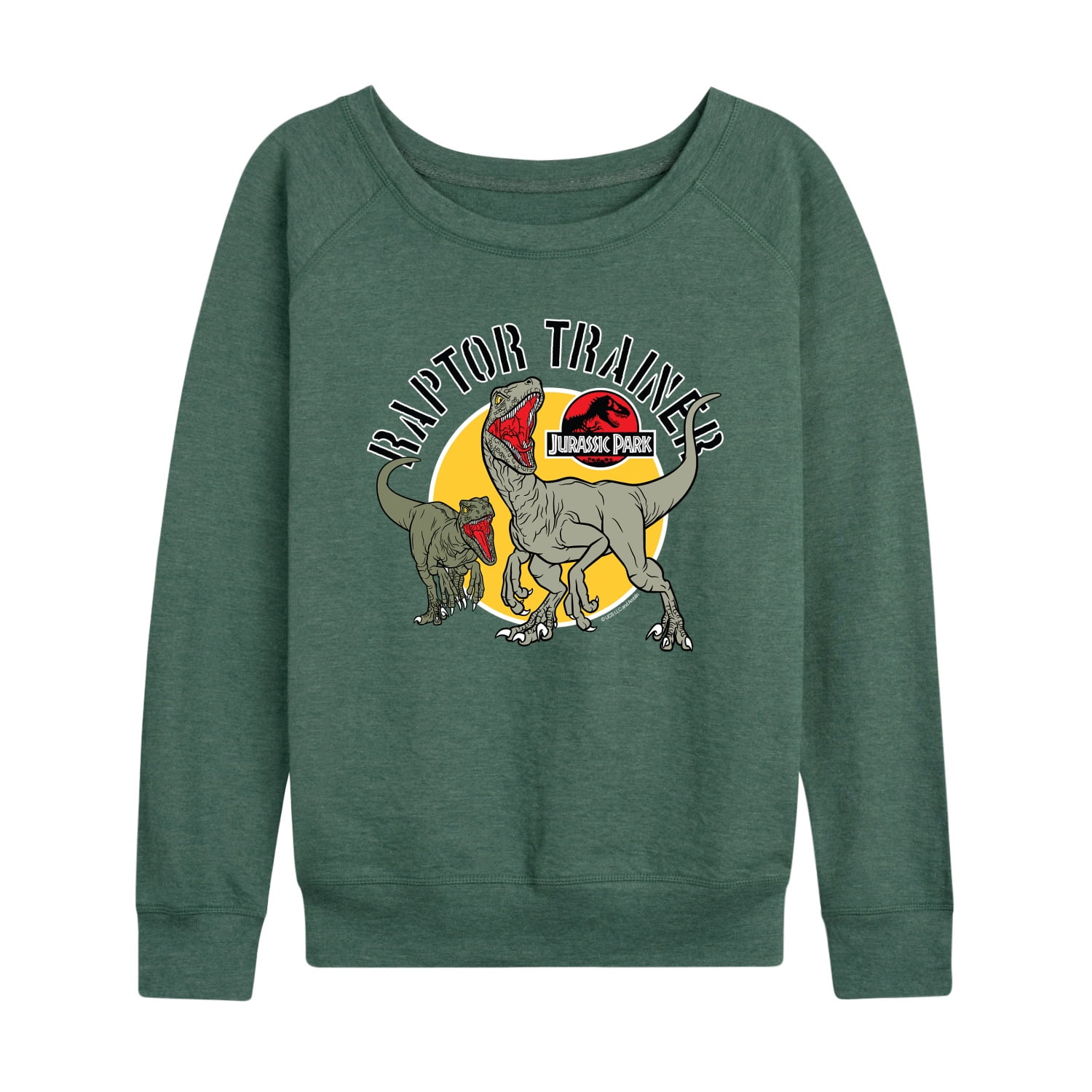 Jurassic World - Raptor Trainer - Women's French Terry Long Sleeve ...