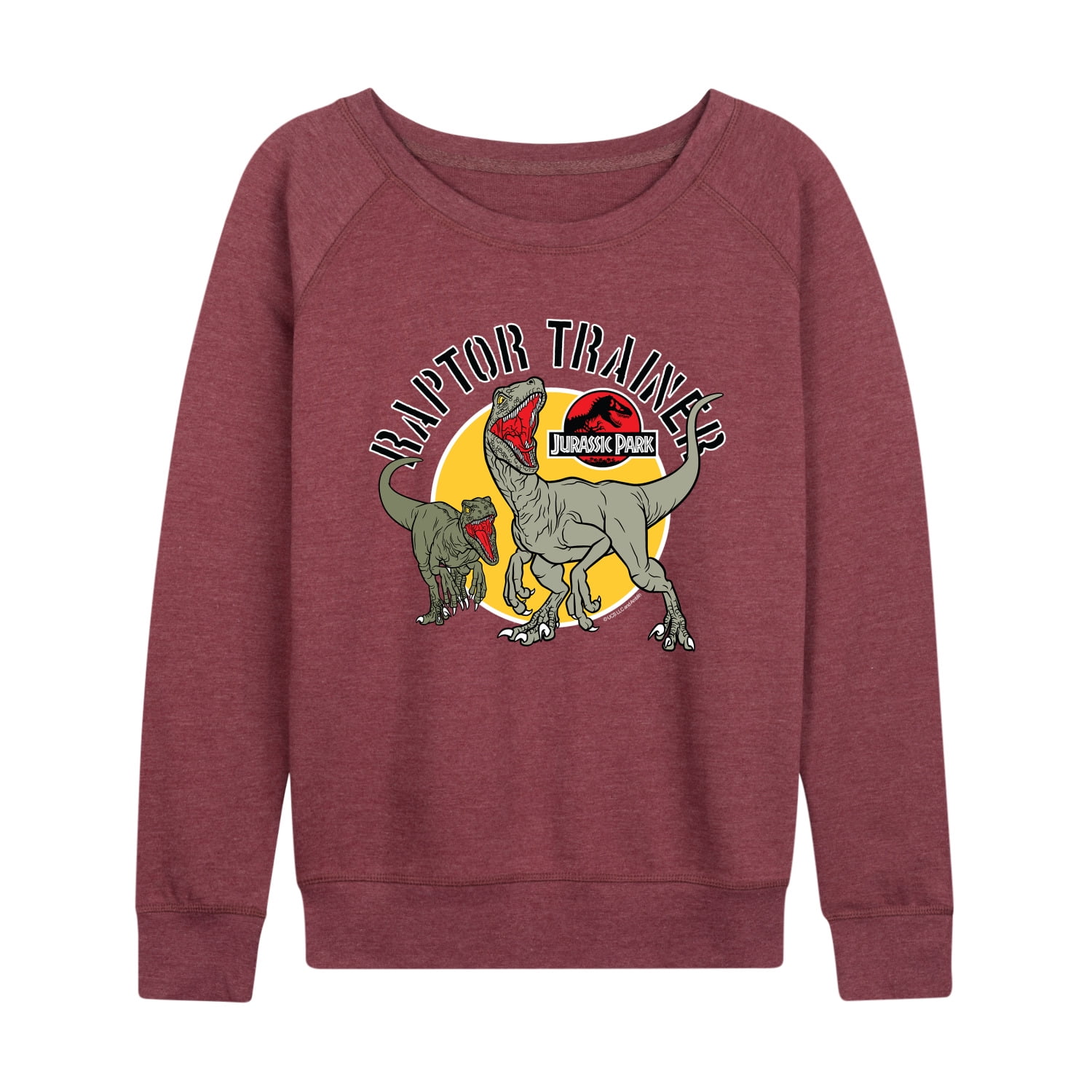 Jurassic World - Raptor Trainer - Women's French Terry Long Sleeve ...