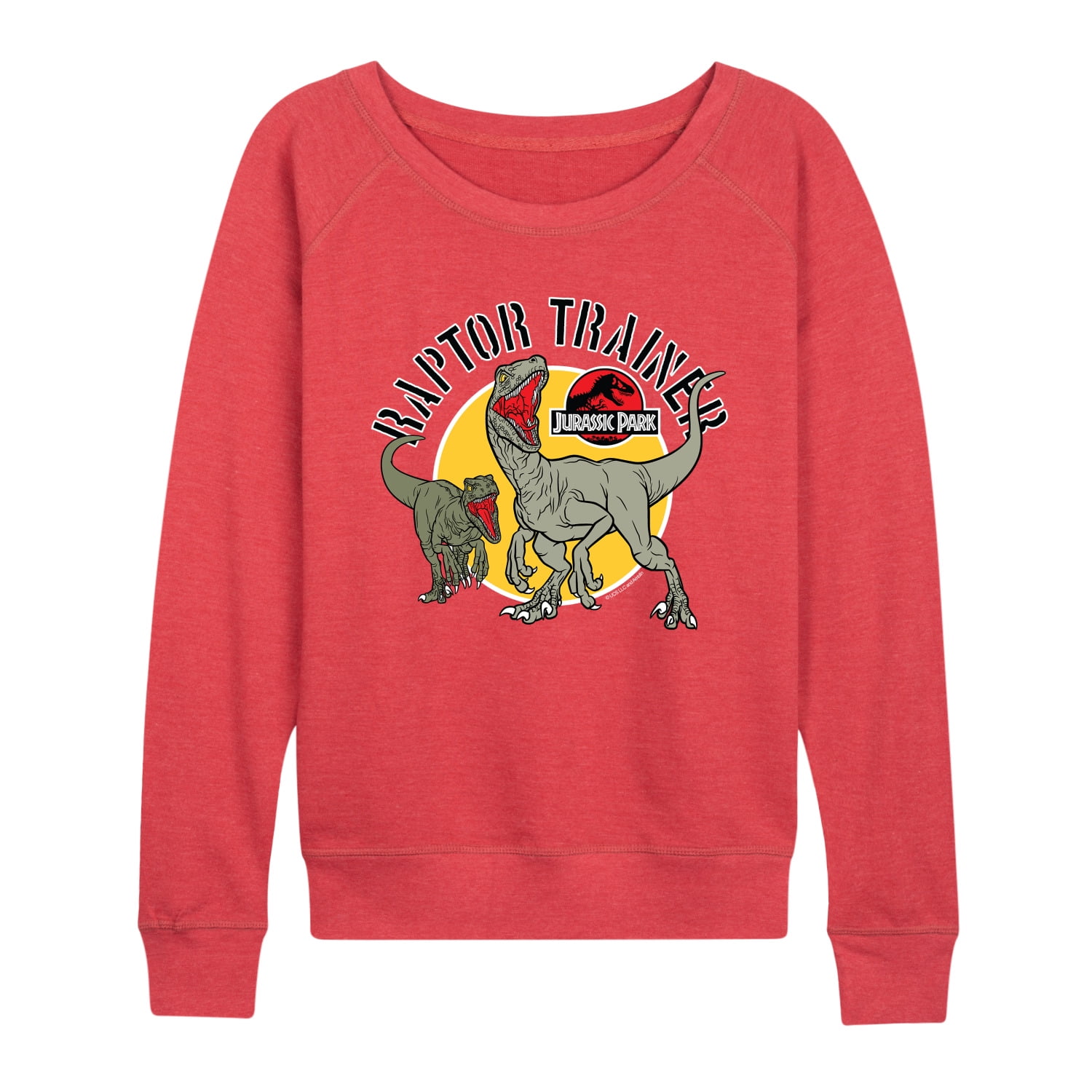 Jurassic World - Raptor Trainer - Women's French Terry Long Sleeve ...
