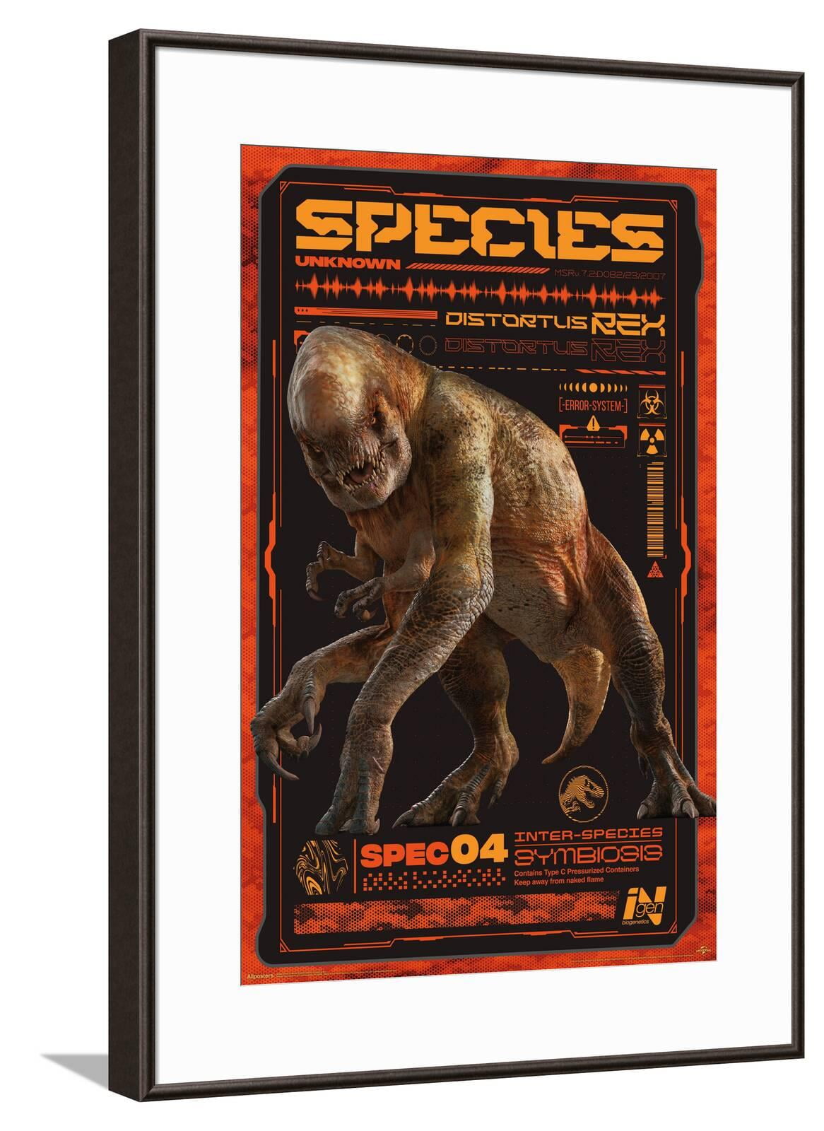 Jurassic World: Rebirth (2025) - Distortus Rex Canvas Wall Poster, 14. ...