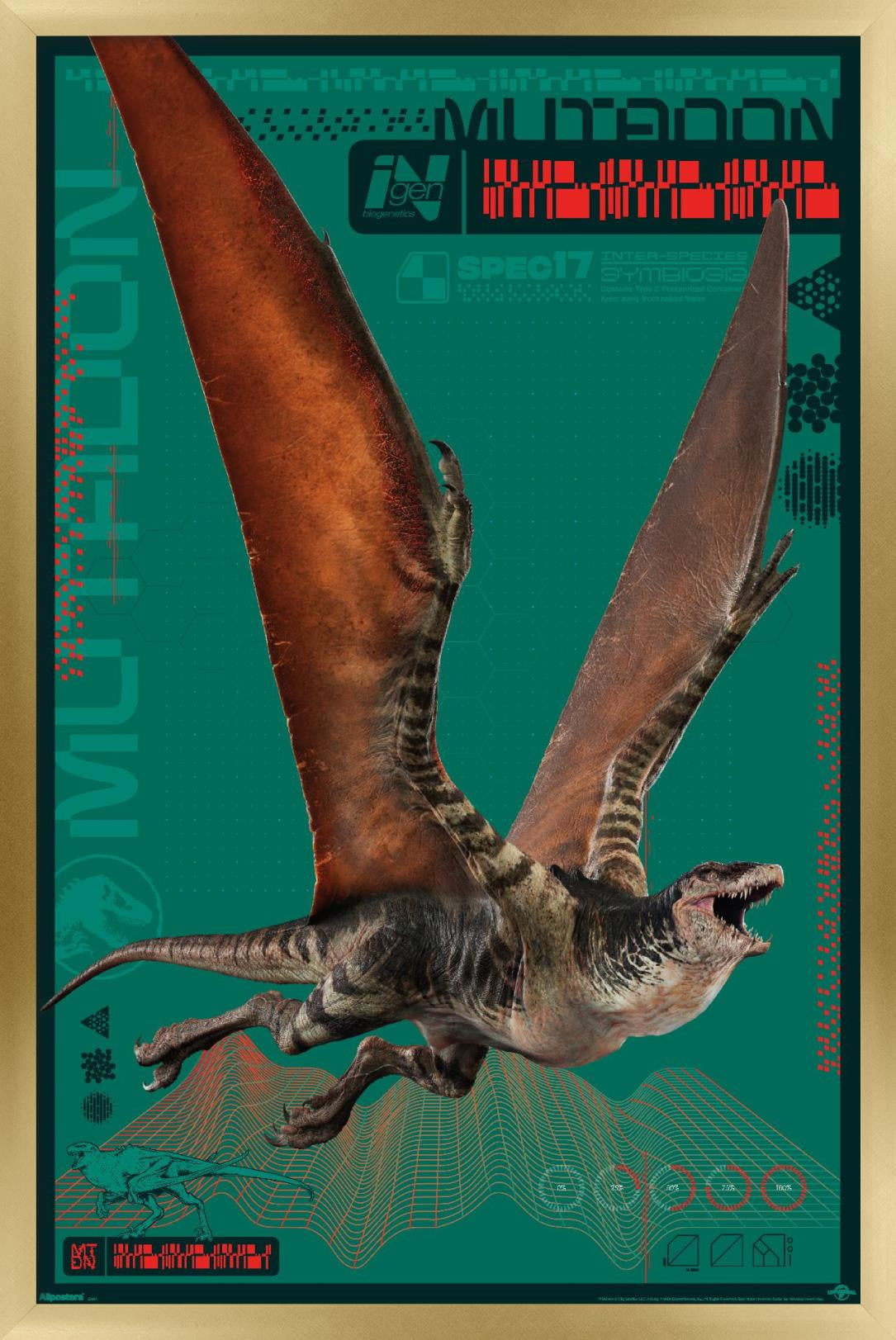 Jurassic World: Rebirth (2025) - Mutadon Wall Poster, 22.375" x 34 ...