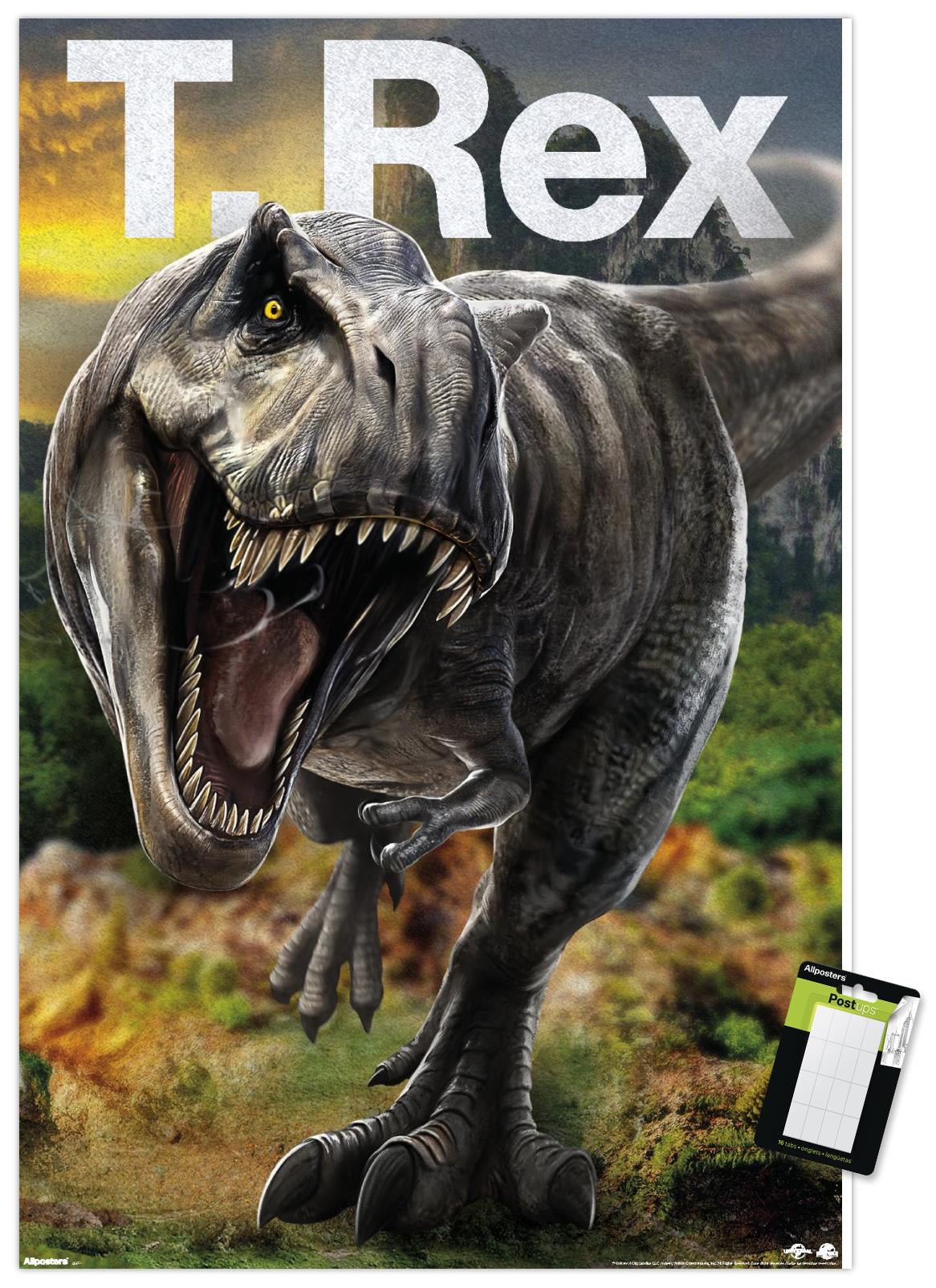 Jurassic World: Rebirth (2025) - T. Rex Wall Poster, 14.725" x 22.375 ...