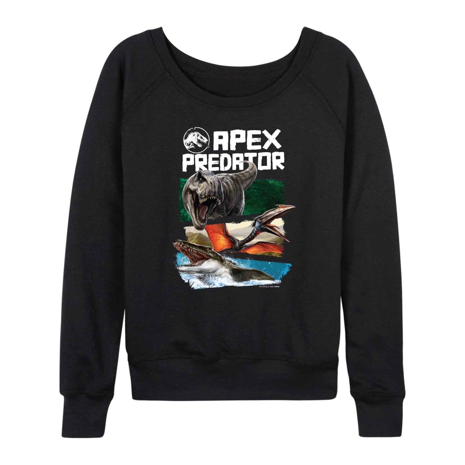 Jurassic World: Rebirth - Apex Predator - Women's French Terry Long Sleeve Shirt - Walmart.com