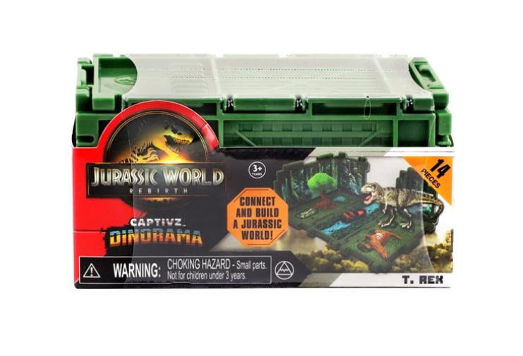 Jurassic World Rebirth Captivz Dinorama Land Dinosaur Action Figure ...