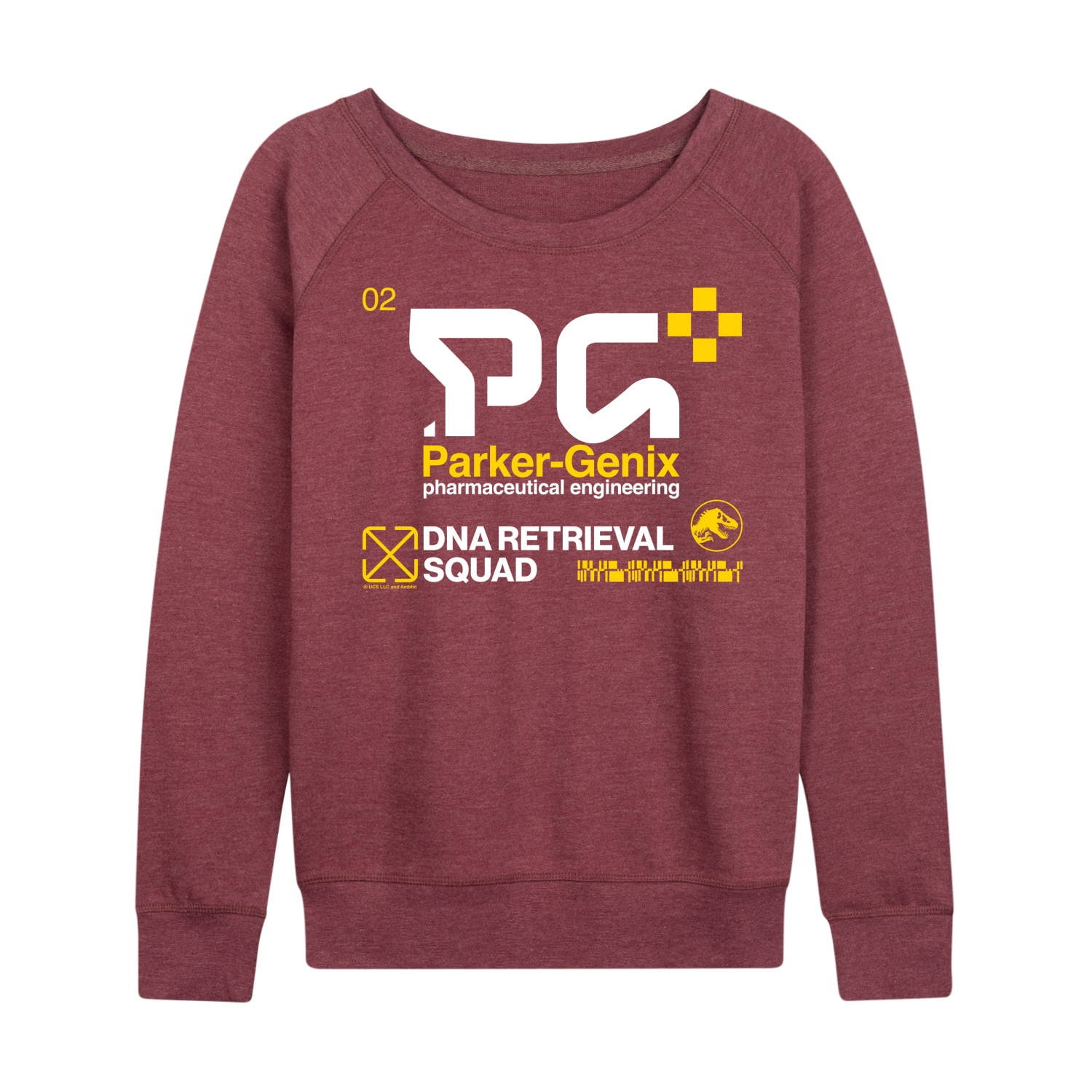 Jurassic World: Rebirth - Dna Squad - Women's French Terry Long Sleeve Shirt - Walmart.com