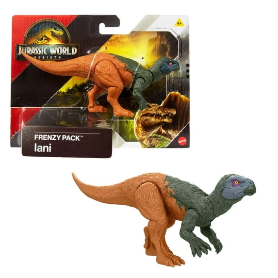 Jurassic World Rebirth Frenzy Pack Figure - Posable Dinosaur Iani ...