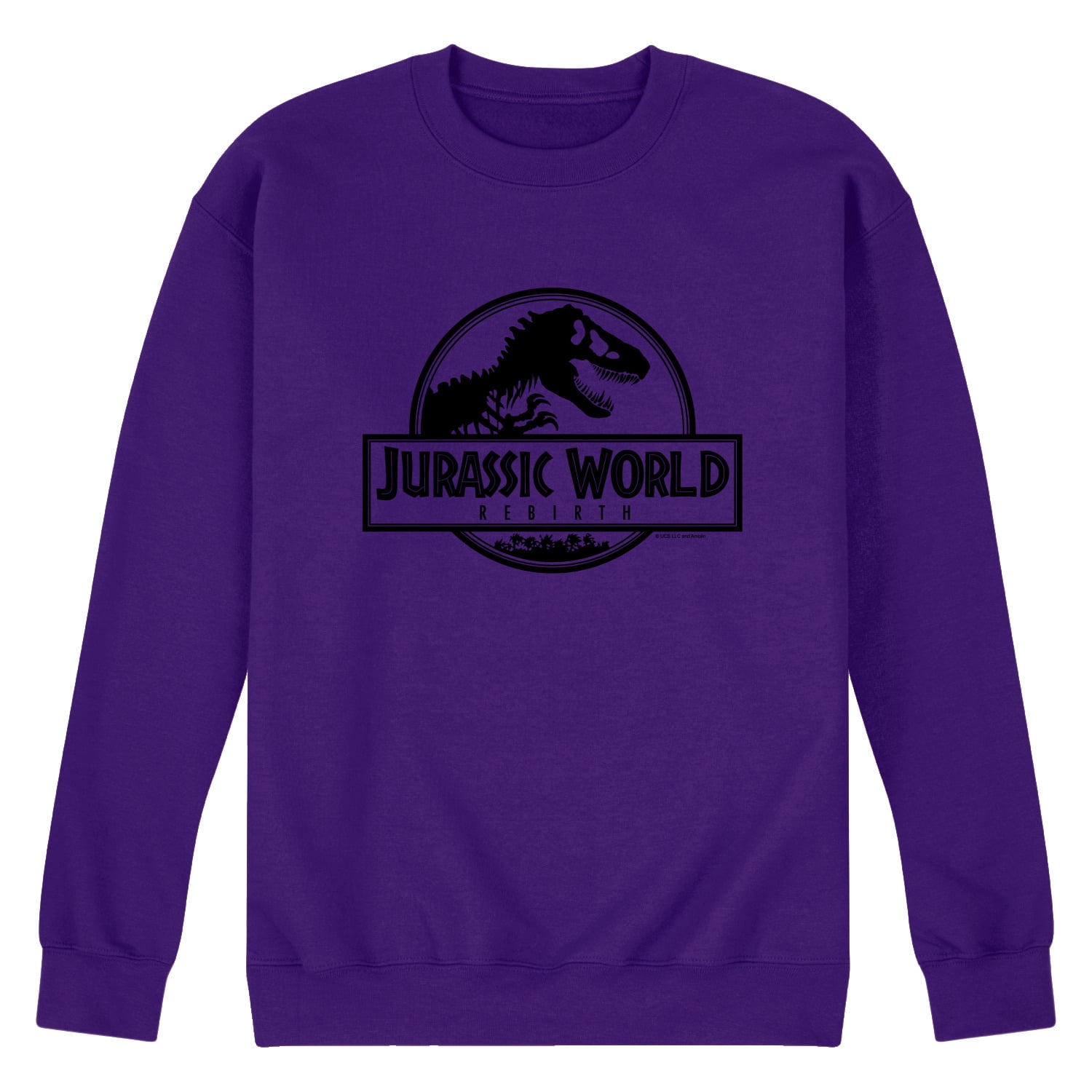 Jurassic World: Rebirth - Logo Black - Men's Crew Fleece Sweatshirt ...