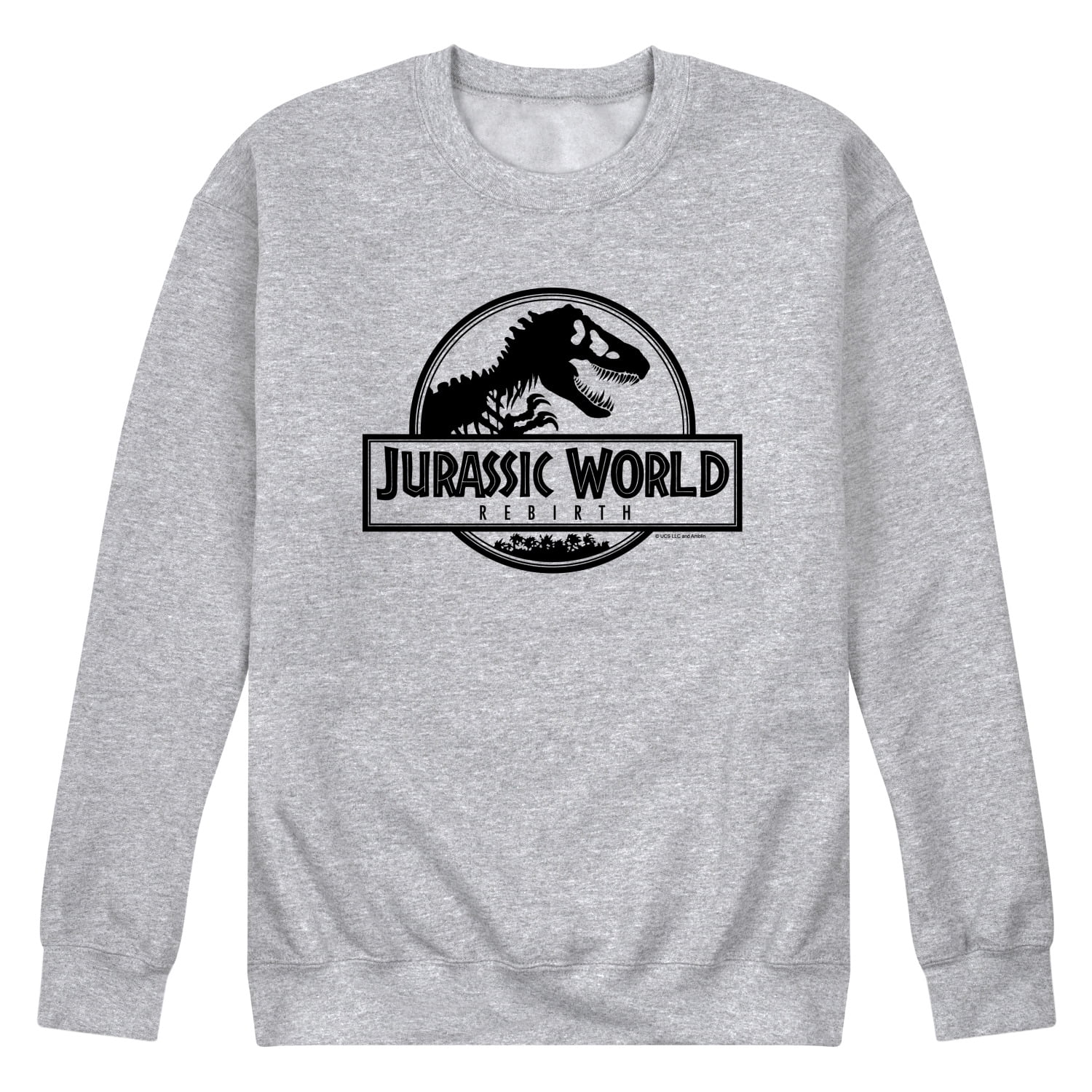 Jurassic World: Rebirth - Logo Black - Men's Crew Fleece Sweatshirt ...