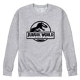 Jurassic World: Rebirth - Logo Black - Men's Crew Fleece Sweatshirt ...