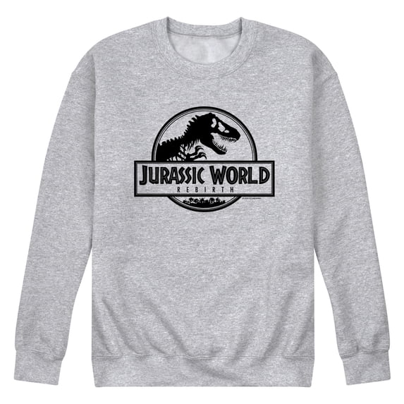 Jurassic World: Rebirth - Logo Black - Men's Crew Fleece Sweatshirt ...