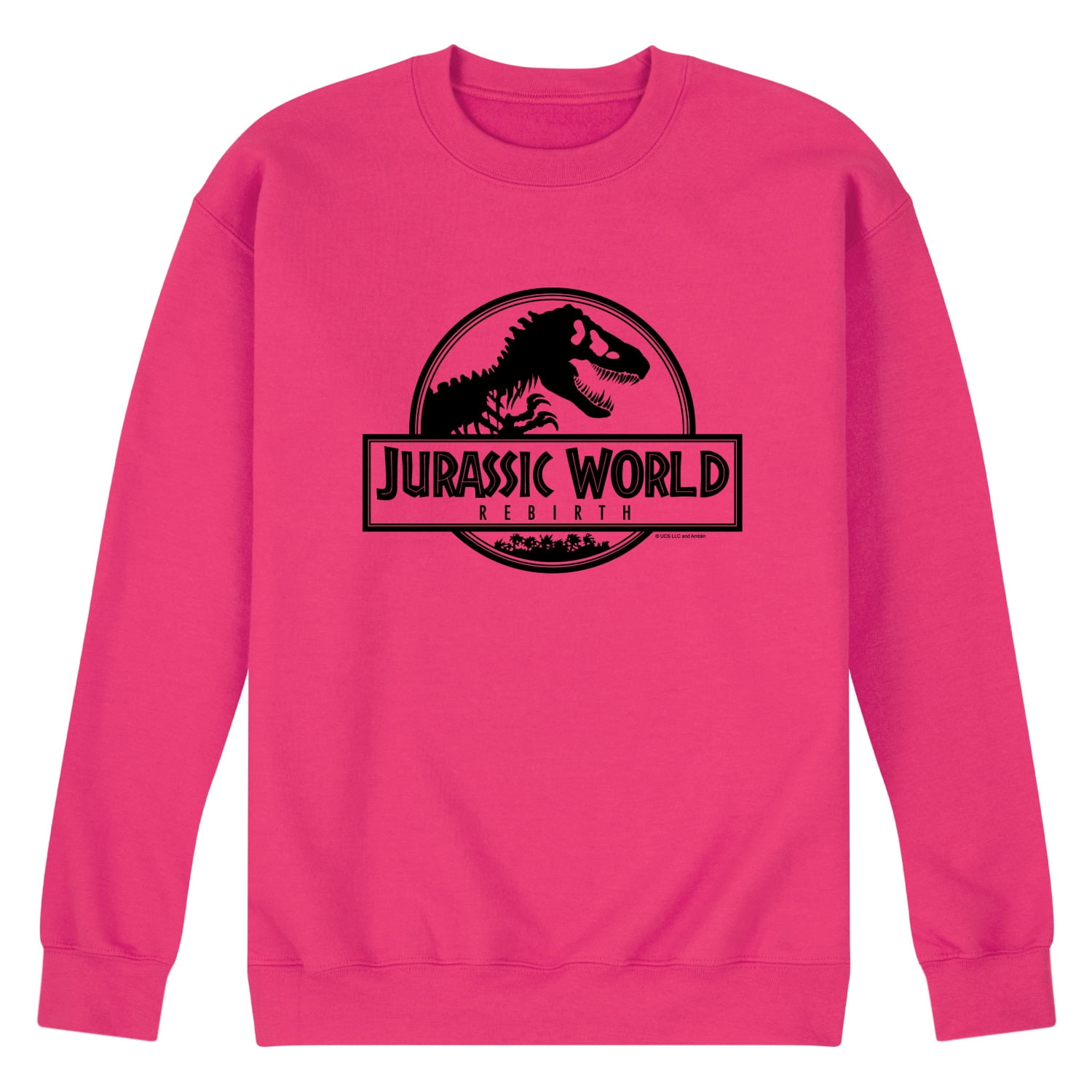 Jurassic World: Rebirth - Logo Black - Men's Crew Fleece Sweatshirt ...