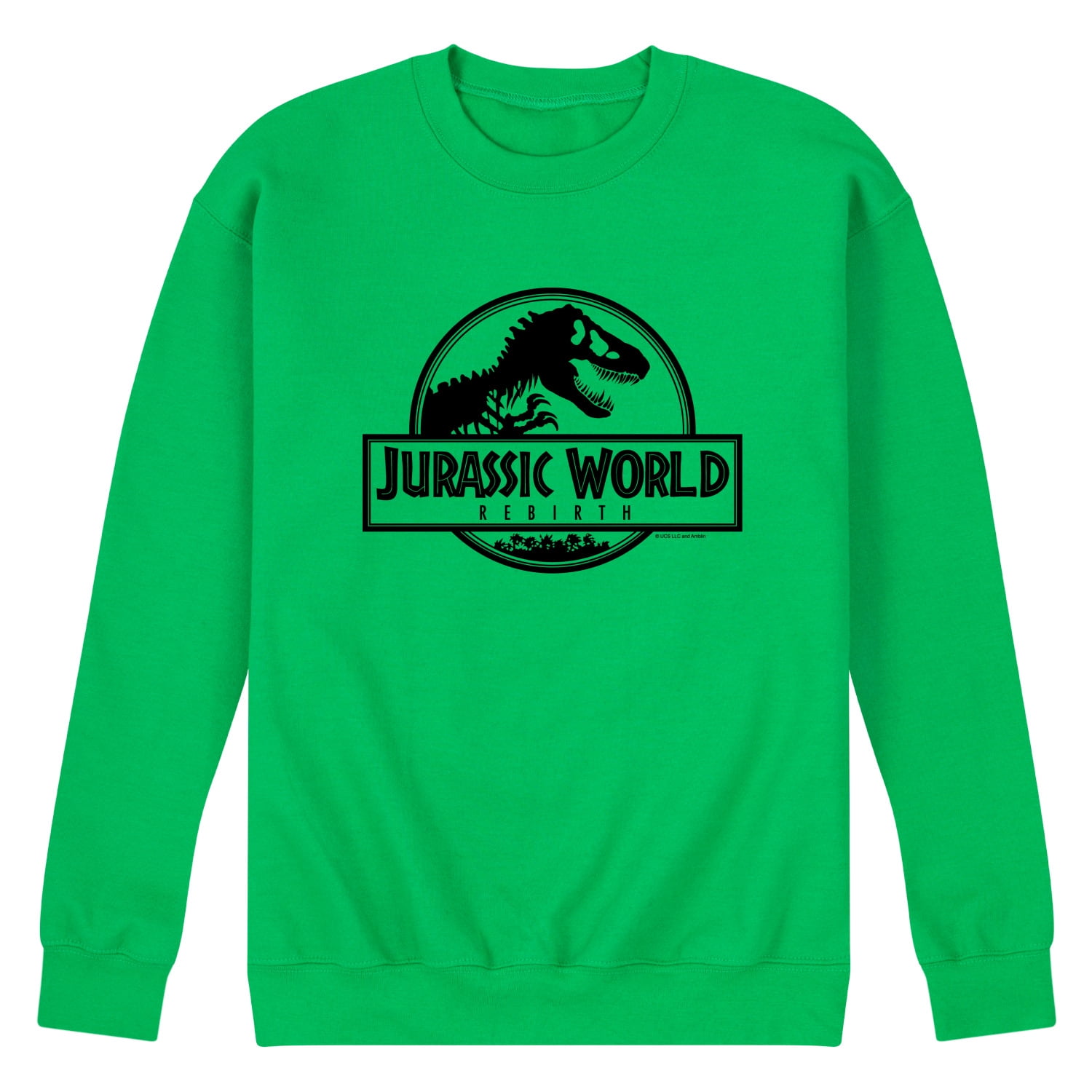 Jurassic World: Rebirth - Logo Black - Men's Crew Fleece Sweatshirt ...