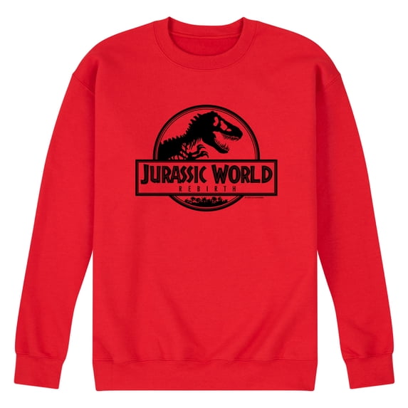 Jurassic World: Rebirth - Logo Black - Men's Crew Fleece Sweatshirt ...