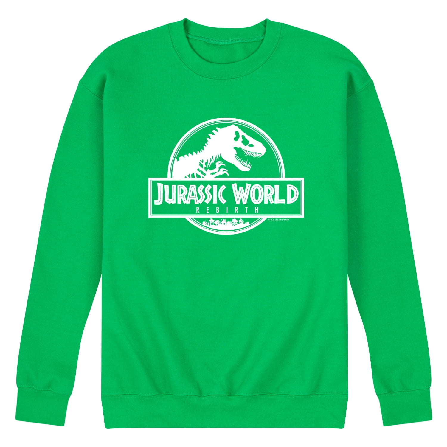 Jurassic World: Rebirth - Logo White - Men's Crew Fleece Sweatshirt ...
