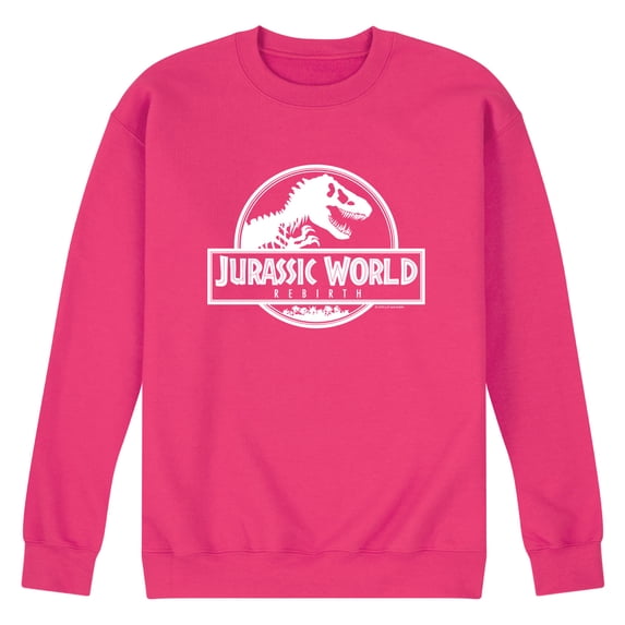 Jurassic World: Rebirth - Logo White - Men's Crew Fleece Sweatshirt ...