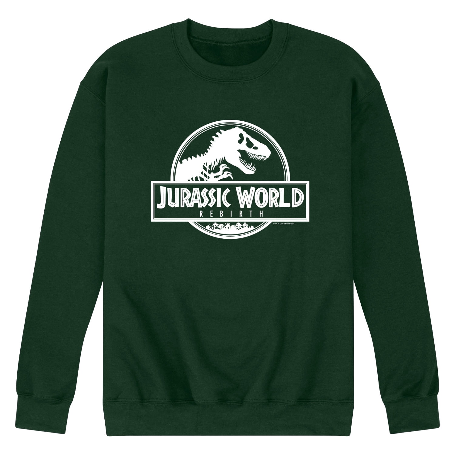 Jurassic World: Rebirth - Logo White - Men's Crew Fleece Sweatshirt ...