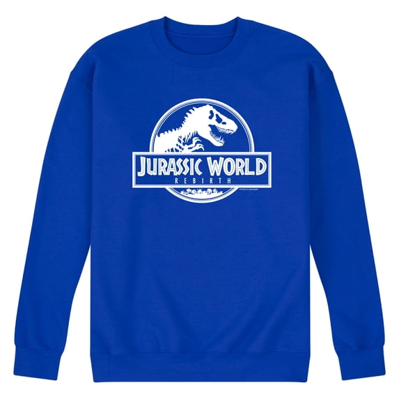 Jurassic World: Rebirth - Logo White - Men's Crew Fleece Sweatshirt ...