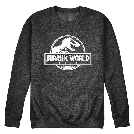 Jurassic World: Rebirth - Logo White - Men's Crew Fleece Sweatshirt ...
