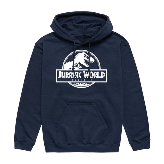 Jurassic World: Rebirth - Logo White - Men's Fleece Hoodie Sweatshirt ...