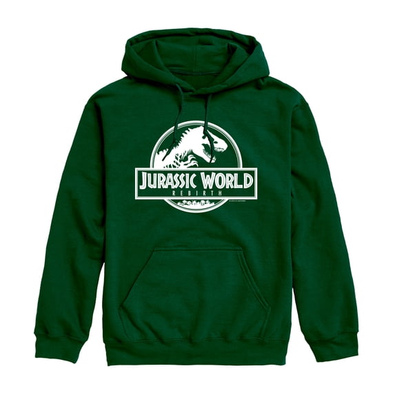 Jurassic World: Rebirth - Logo White - Men's Fleece Hoodie Sweatshirt ...