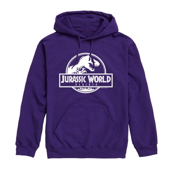 Jurassic World: Rebirth - Logo White - Men's Fleece Hoodie Sweatshirt ...