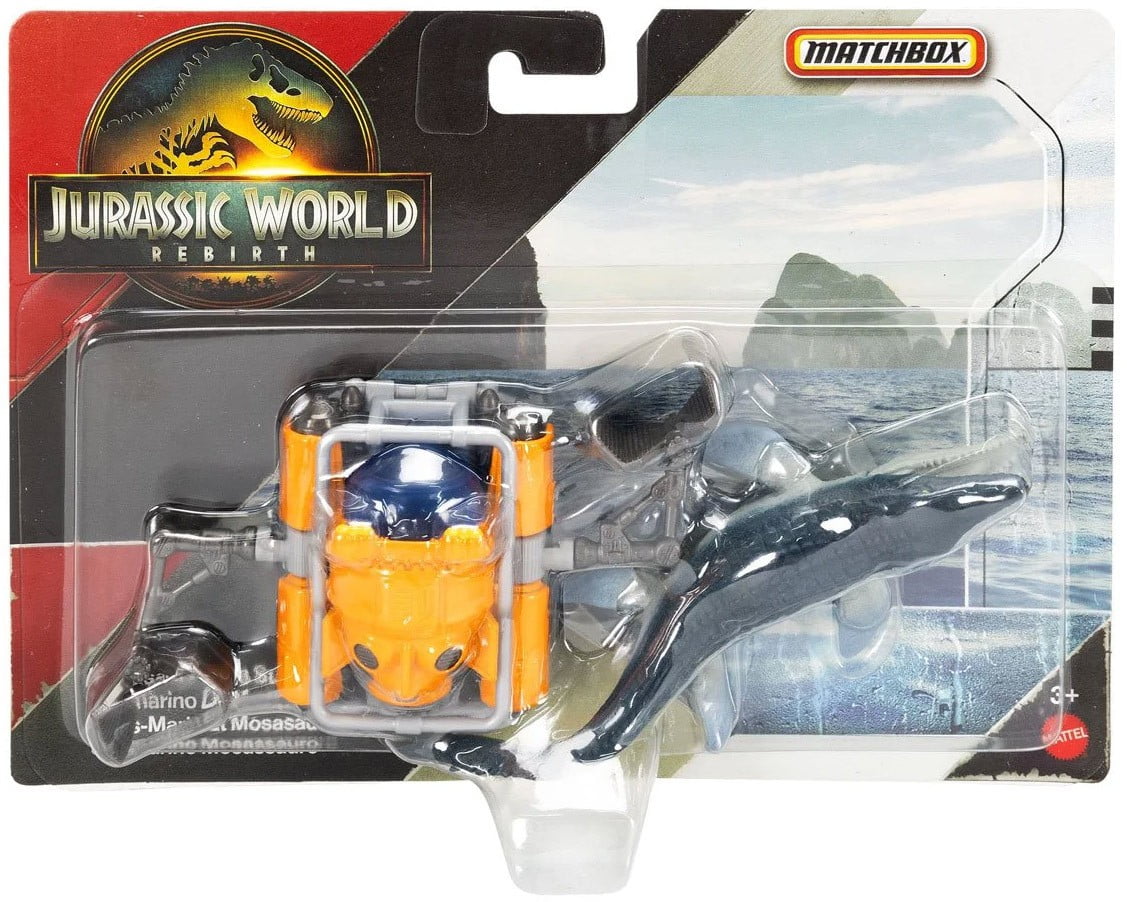 Jurassic World Rebirth Matchbox Mosasaurus Sea Sub Die Cast Vehicle ...