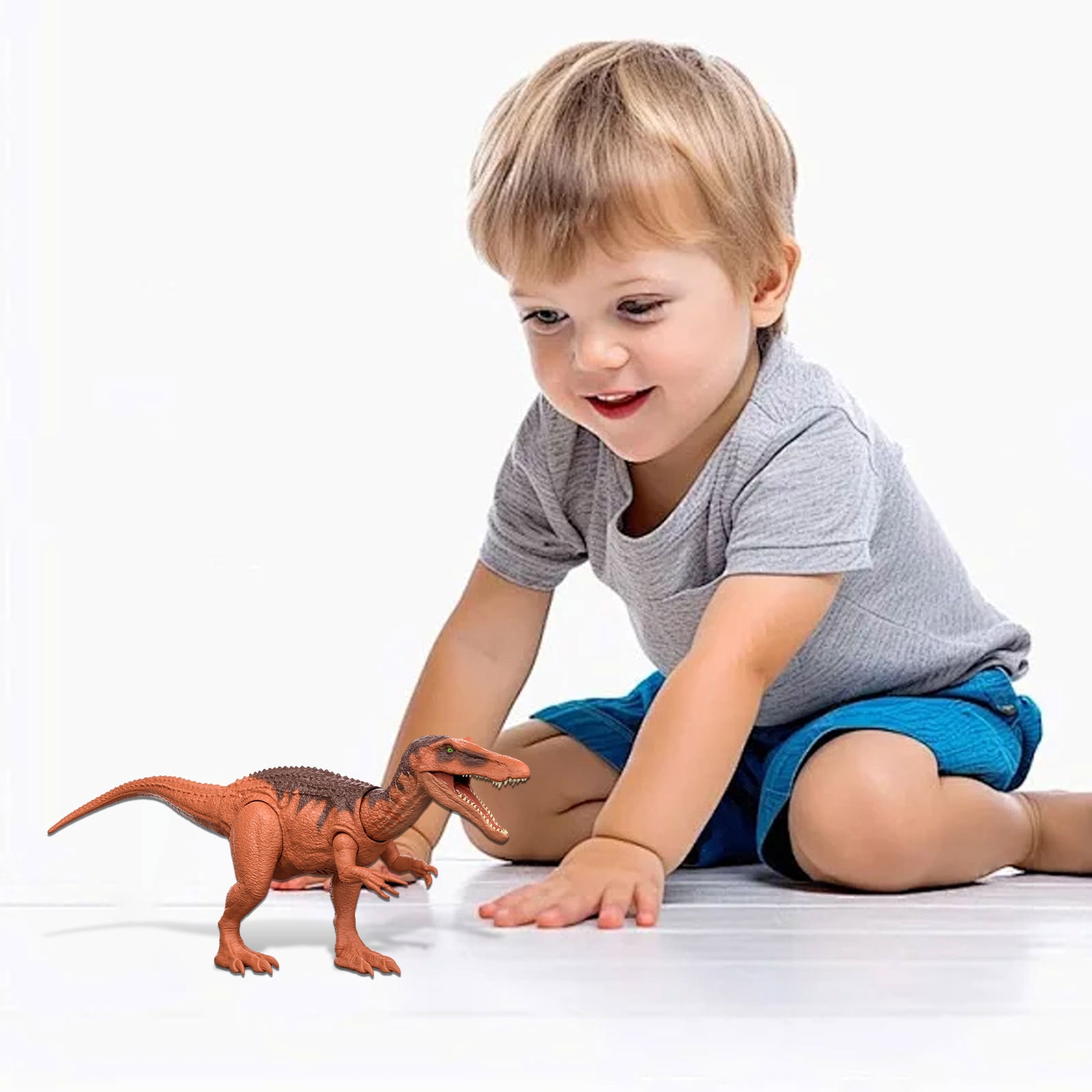 Jurassic World Rebirth Wild Roar Baryonyx Dinosaur Dinosaur Figure Toy ...