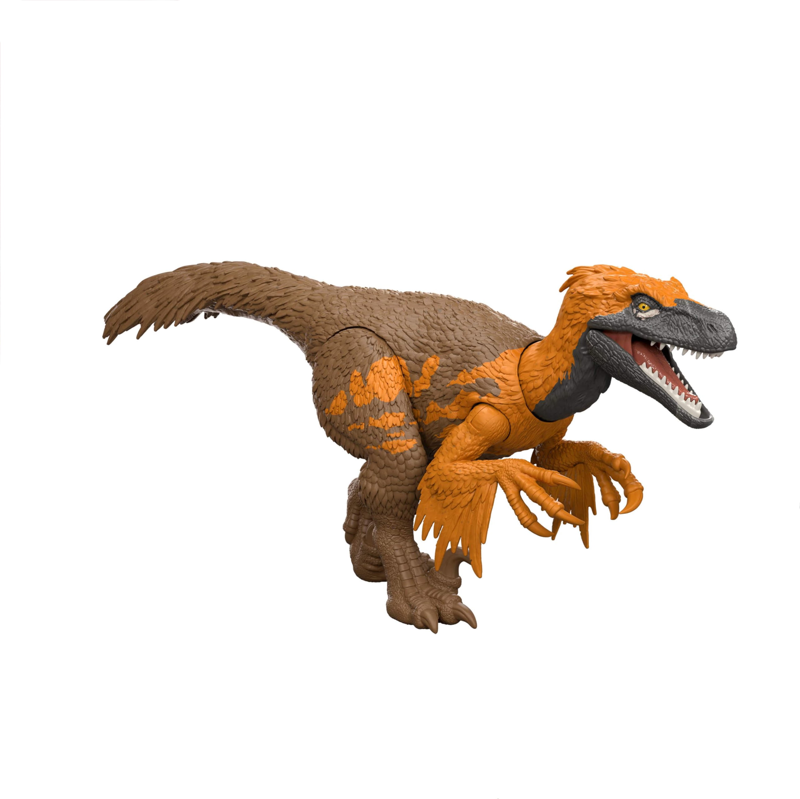 Jurassic World Rebirth Wild Roar Utahraptor Dinosaur Figure Toy, 8 In ...