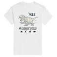 Jurassic World - Rex Info - Men's Short Sleeve Graphic T-Shirt ...
