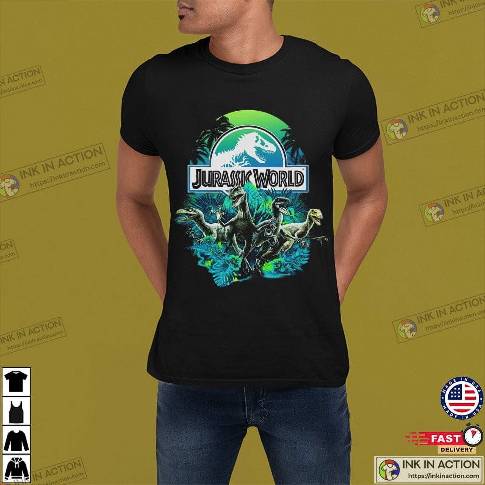 Jurassic World Ride Velociraptor Hunt Shirt - Walmart.com