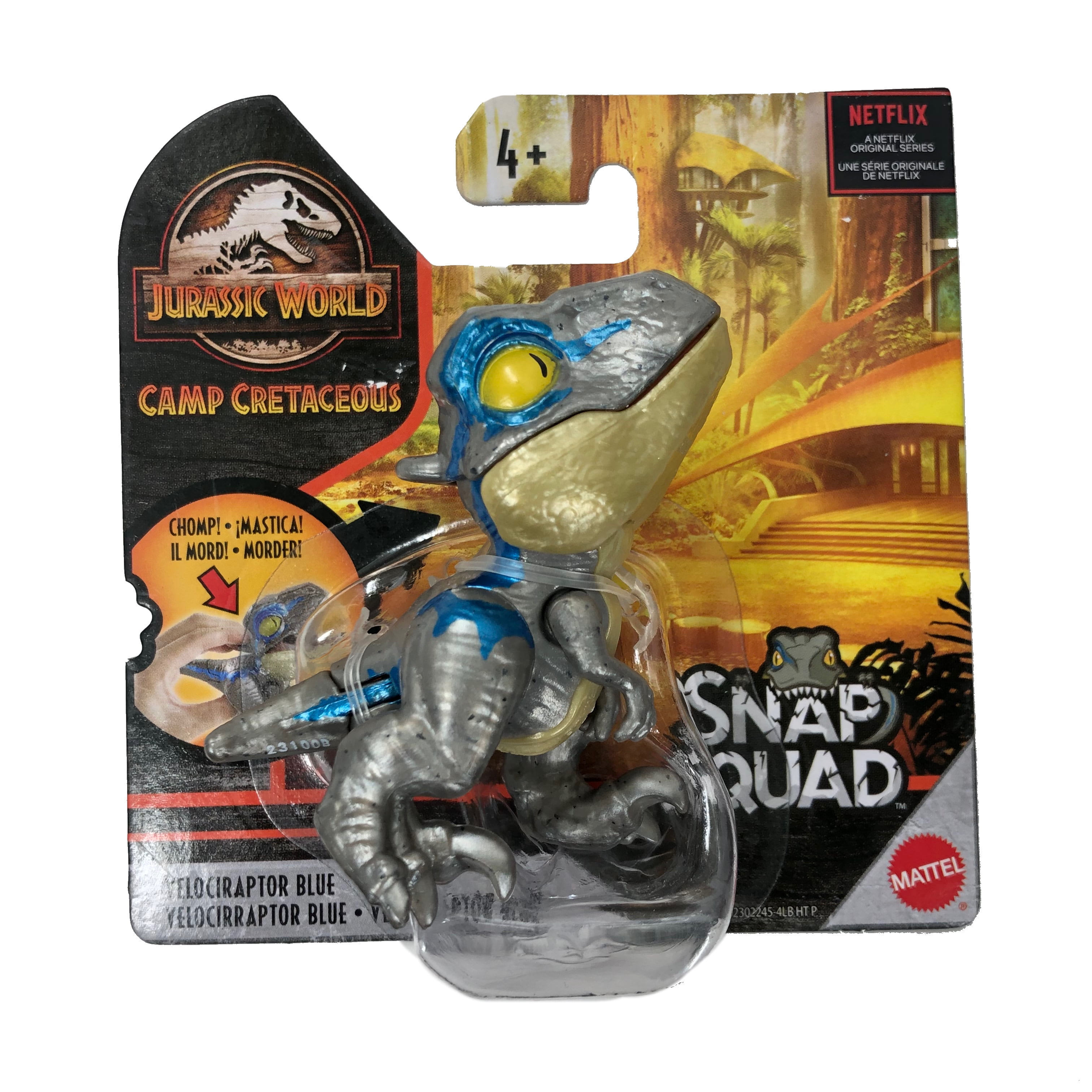 Jurassic World Snap Squad Velociraptor Mini Figure - Walmart.com