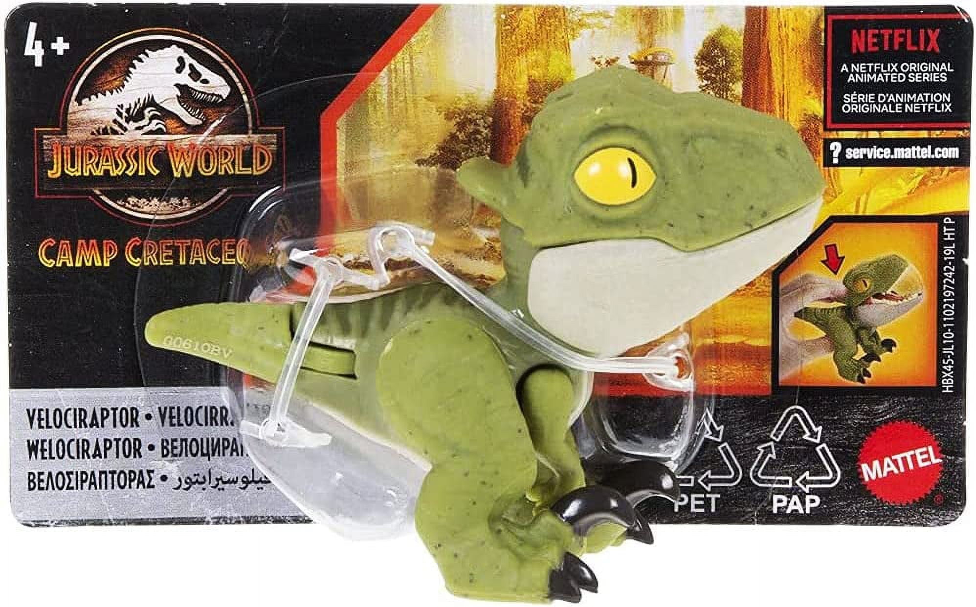 Jurassic World Snap Squad Velociraptor Mini Figure - Walmart.com