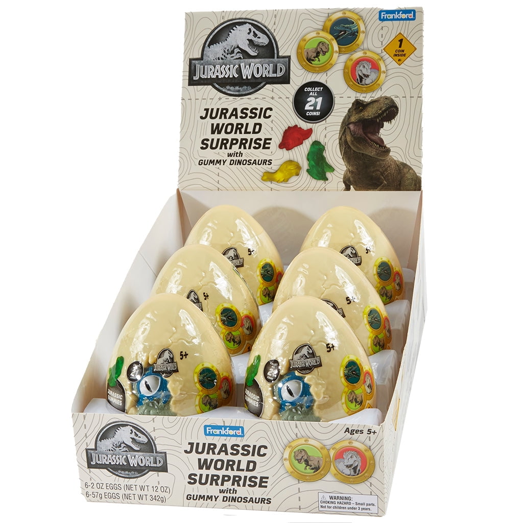 Jurassic World Surprise with Gummy Dinosaurs 2 oz. Egg - Walmart.com