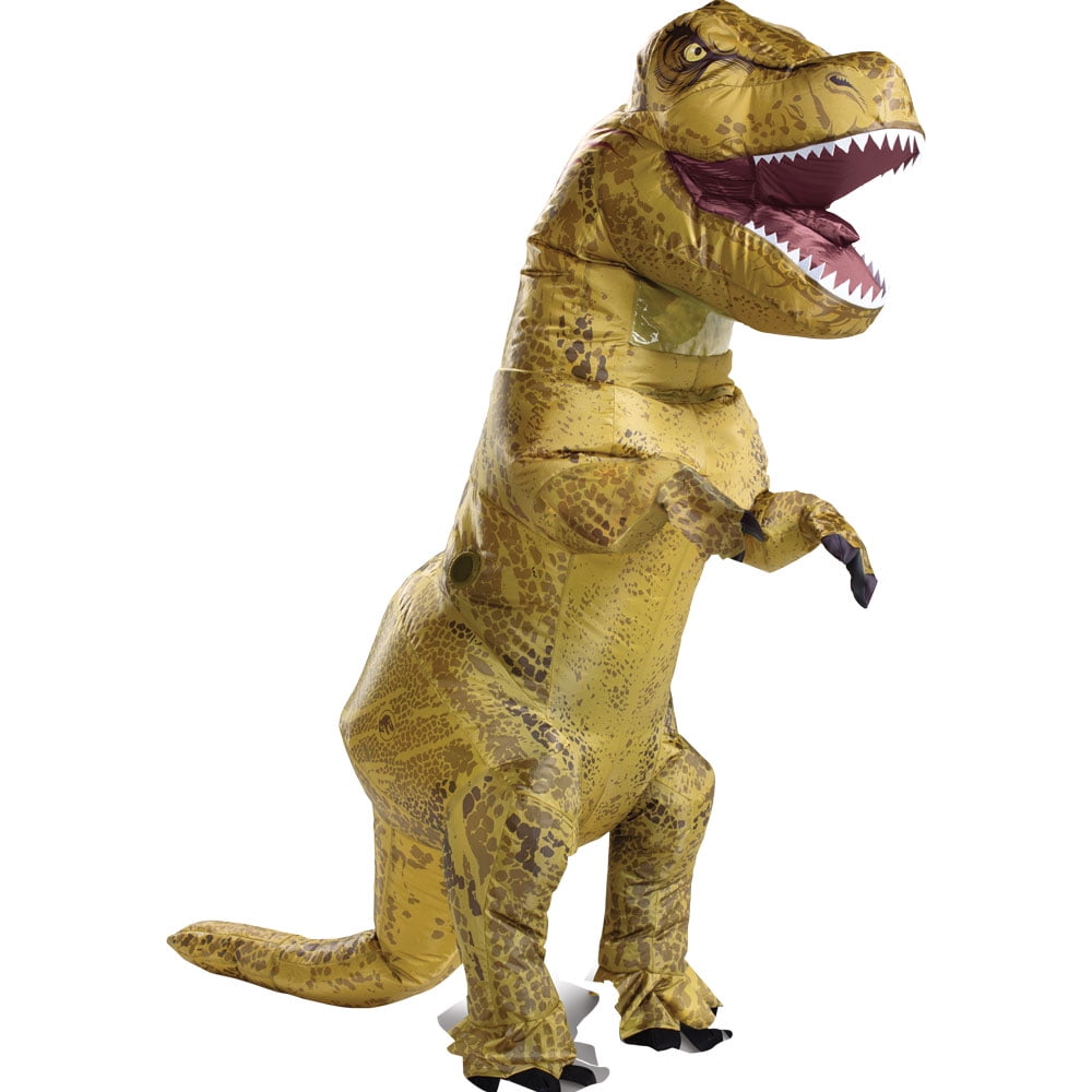 Free Shipping! Jurassic World T-Rex Inflatable Adult Halloween Costume ...