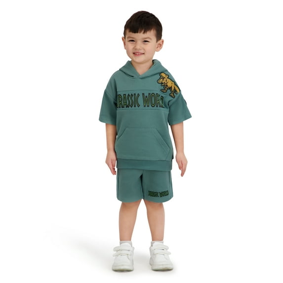 Jurassic World Toddler Boy Textured Knit Short Set, Sizes 12 Months-5T ...