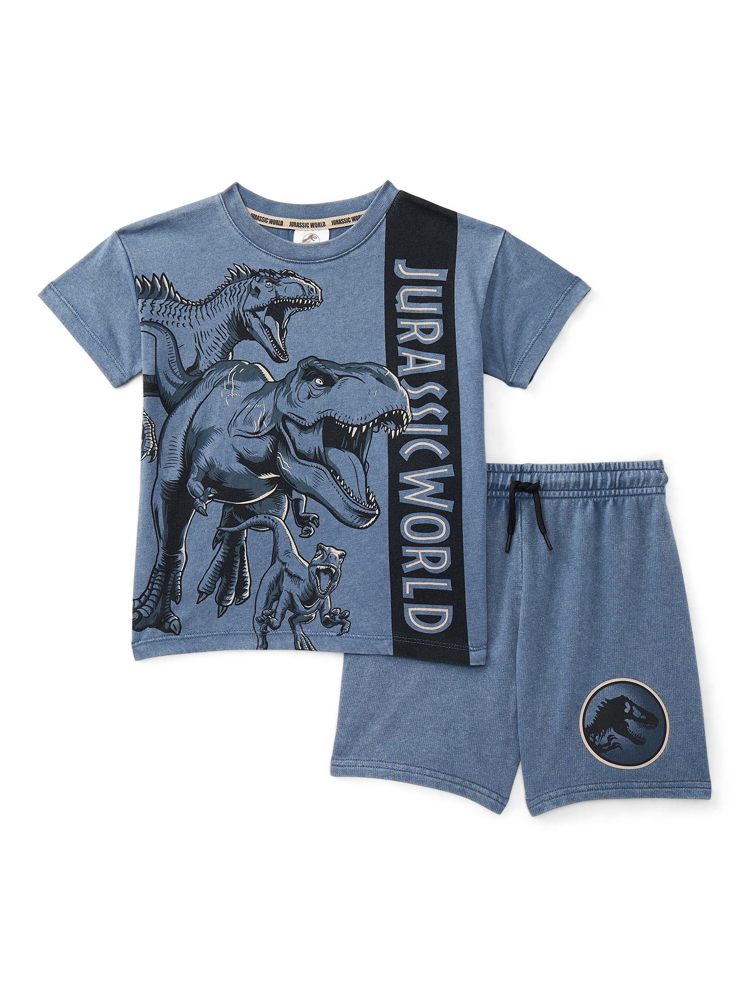 Jurassic World Baby and Toddler Boy Short Sleeve Graphic Tee and ...