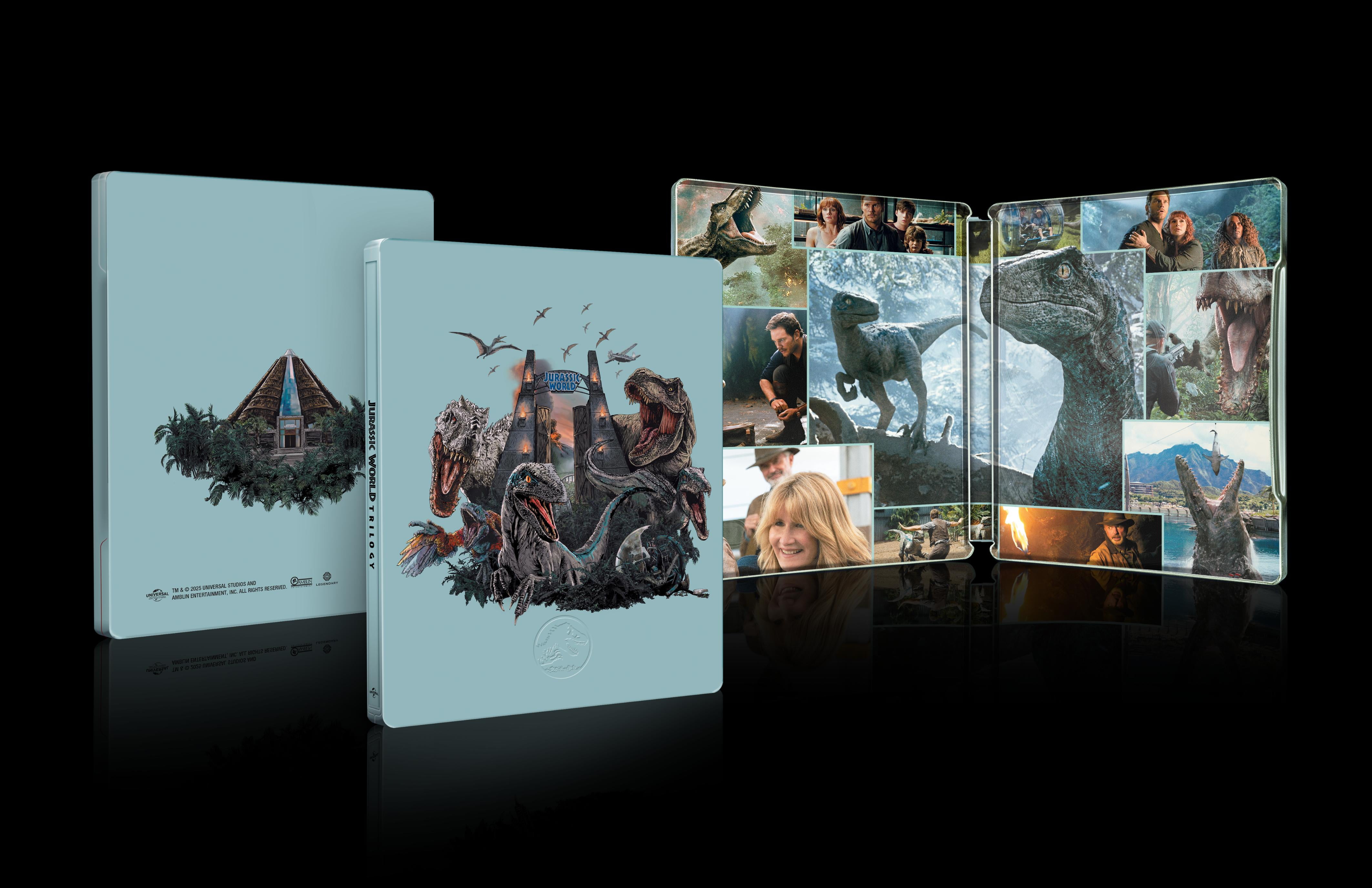 Jurassic World Trilogy Limited Edition 4K UHD Steelbook (4K Ultra HD) B ...