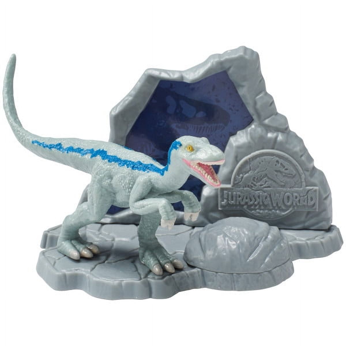 DecoSet Jurassic World Warning Cake Topper, 3 Piece Dinosaur Cake ...