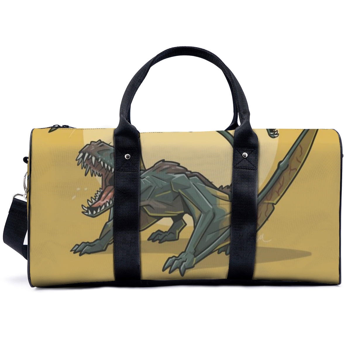 Jurassic -WorldCartoon Travel Luggage Bag with Shoulder Strap Tote ...