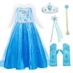 Jurebecia Elsa Costume Set for Girls, Princess Party Dress, Christmas ...