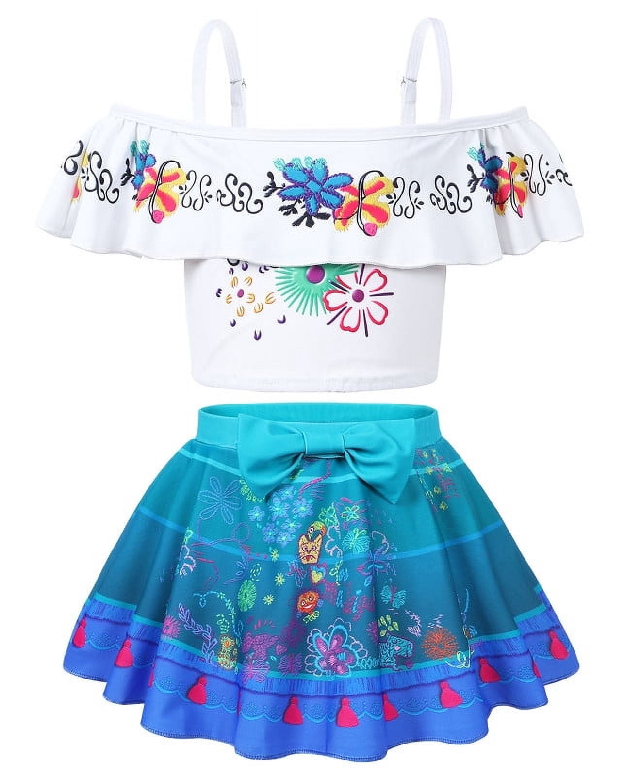 Jurebecia Girls Bikinis Swimsuits Encanto Bathing Suit Two Piece ...