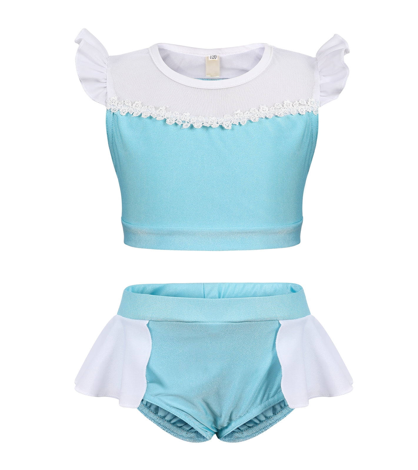 Jurebecia Girls Princess Swimsuit Fairy Tale Role Play Fancy Dress up ...