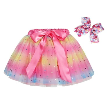 Coerni Girls Layered Tutu Skirt Kids Tulle Tutus Skirts Ballet Dance ...